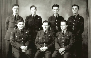 Crew – Avro Lancaster ND424 of 12 Squadron – www.lesfaircloth.co.uk